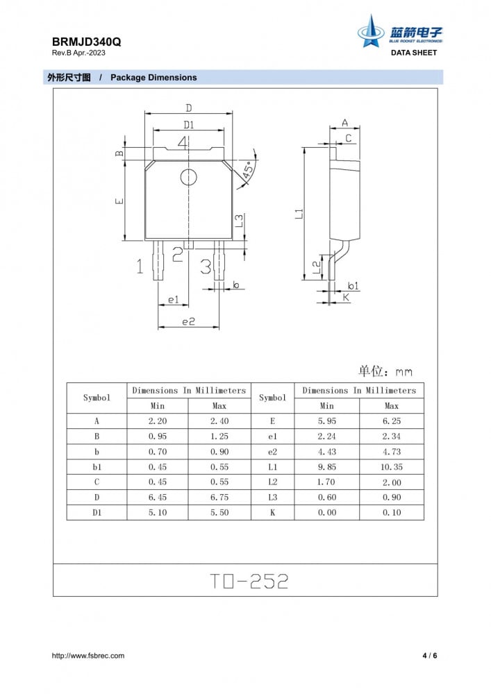 BRMJD340Q datasheet page 4