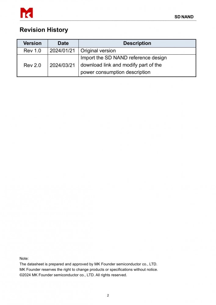 MKDV64GCL-STPA datasheet page 2