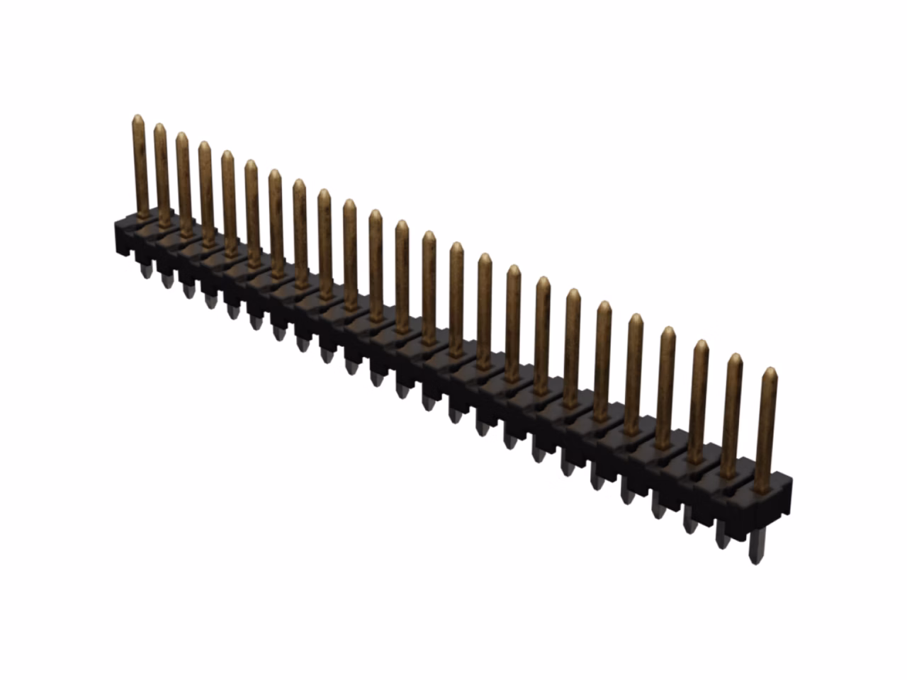 KK 396 Breakaway Header, Vertical, 24 Circuits, 0.50µm Gold (Au) Selective Plating, Pin Length 20.85mm (.821
