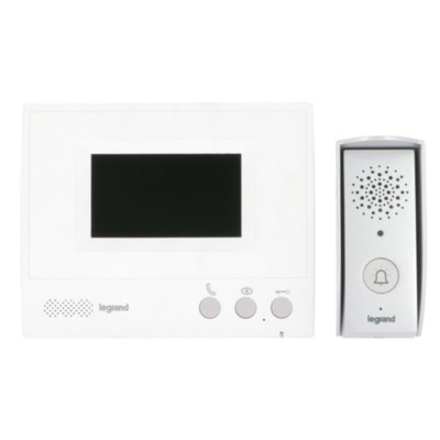 7'' hands-free additional indoor unit for ONE family color video door entry kit - 7'' hands-free color video display