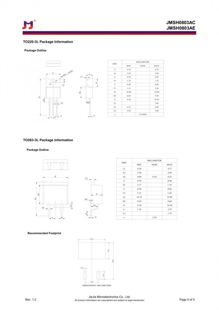 JMSH0803AC-U datasheet page 5