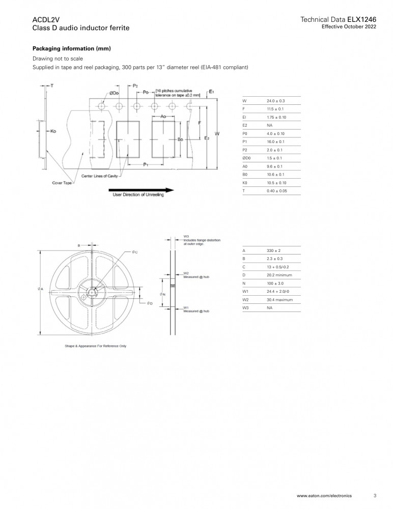 EATON ACDL2V0910 datasheet page 3