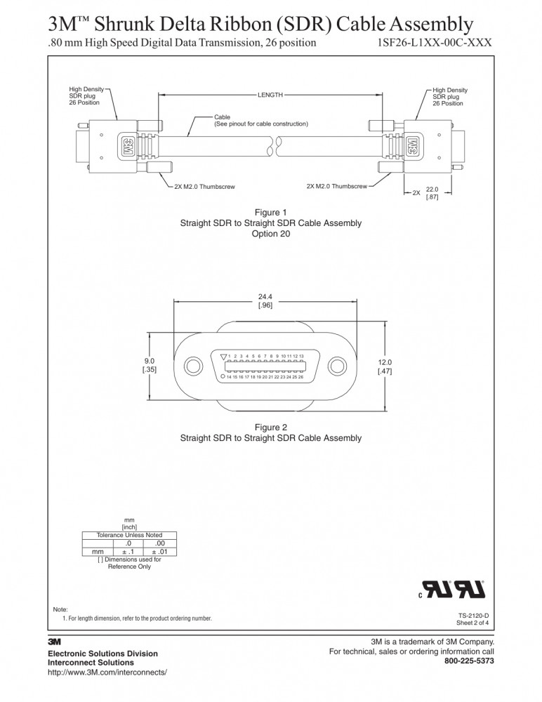 3M TS-2120-D technical document sheet 2