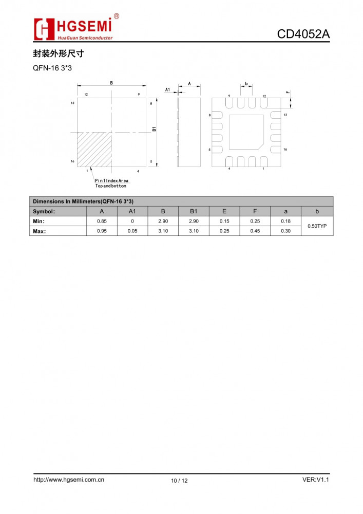CD4052ALQ/TR technical document page 10