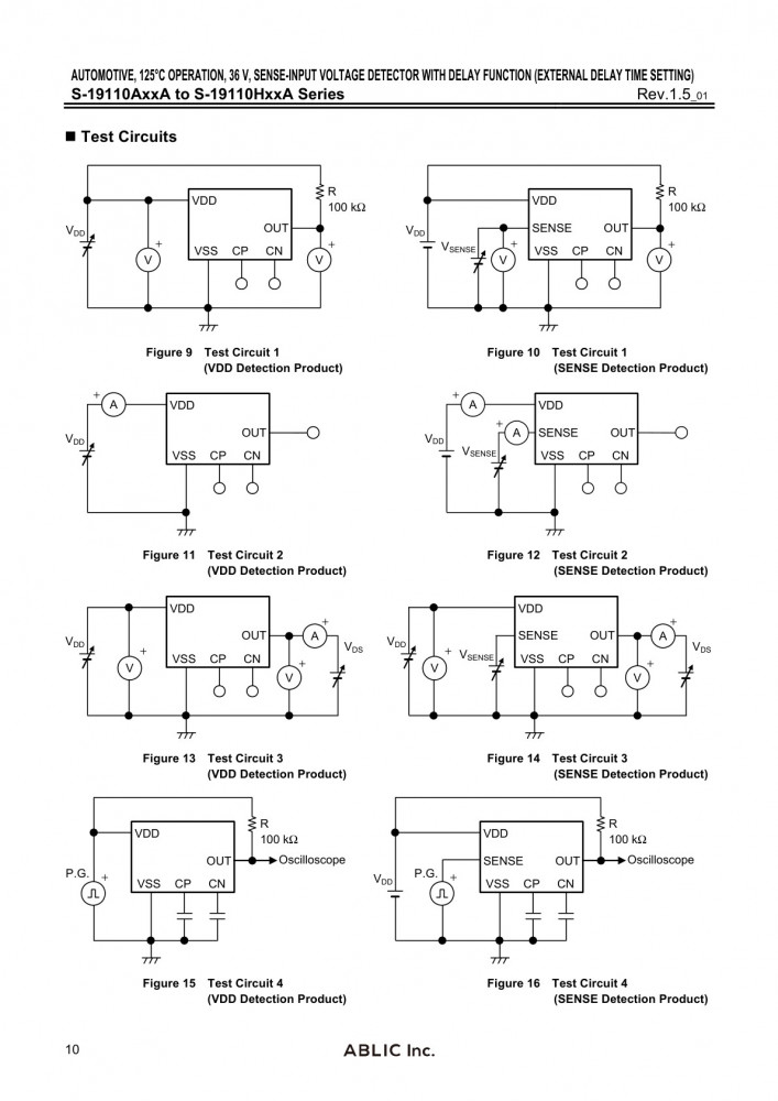 S-19110 Series datasheet preview, page 10