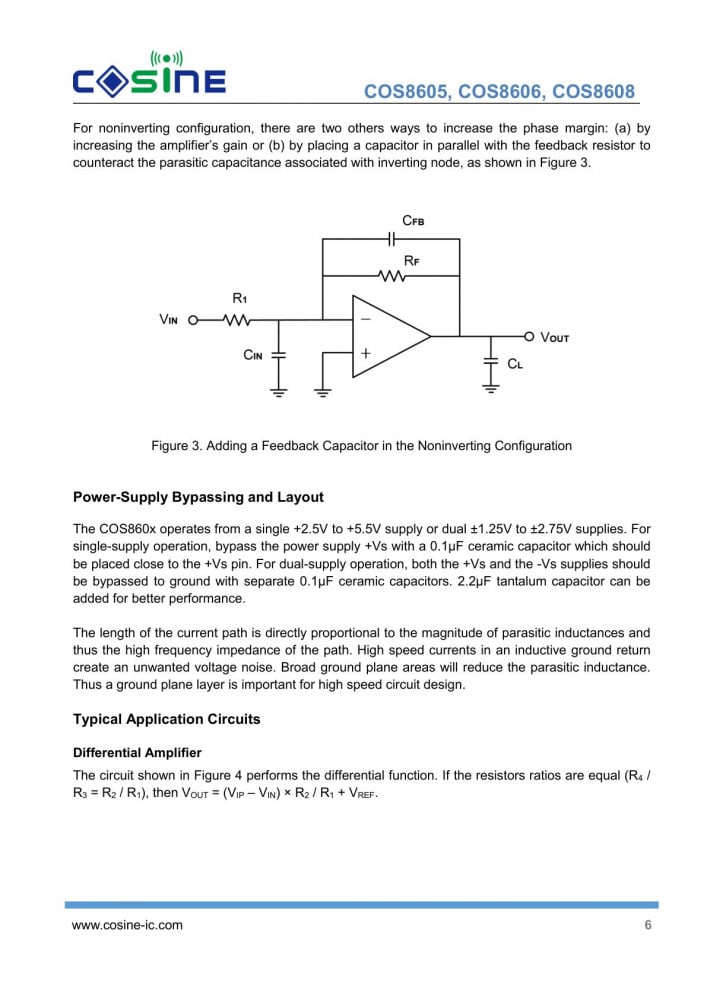 COS8606SR datasheet page 6