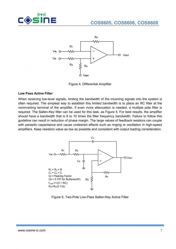 COS8606SR datasheet page 7