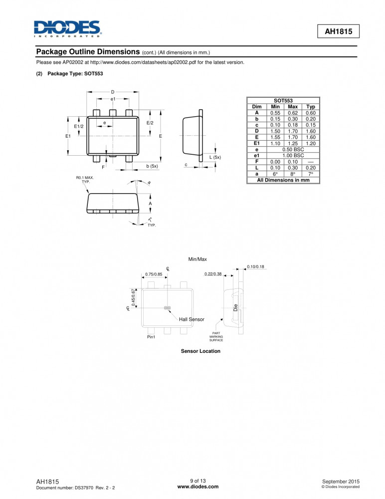 AH1815 datasheet page 9