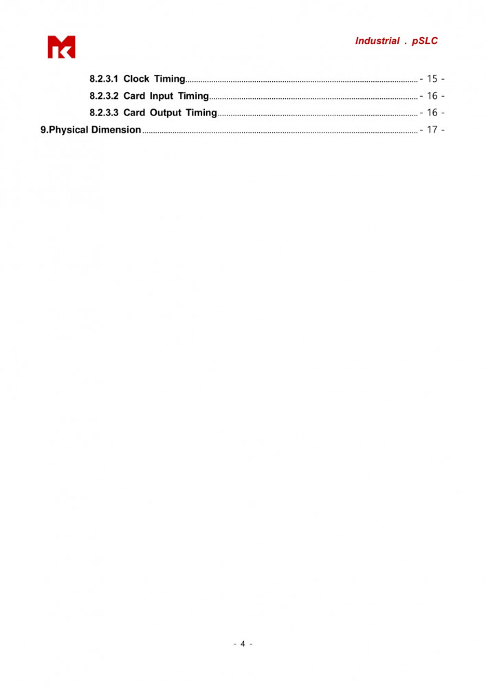MK microSD datasheet page 4