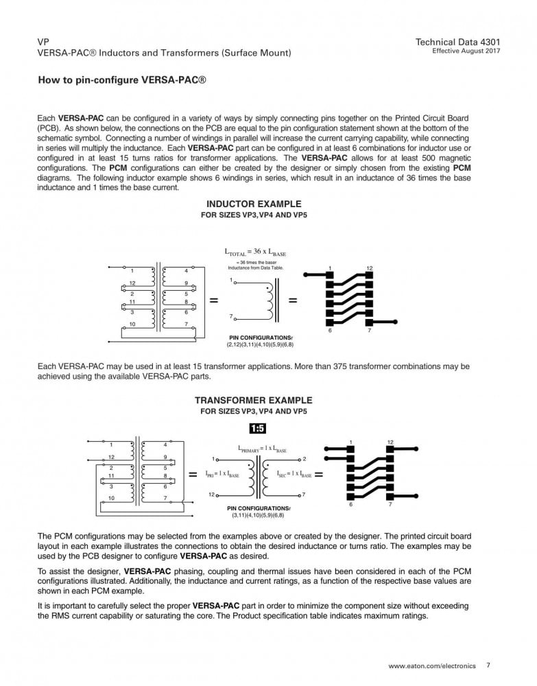 EATON VERSA-PAC datasheet page 7