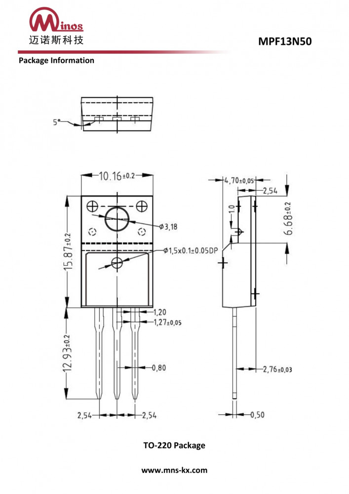 MPF13N50 datasheet page 5