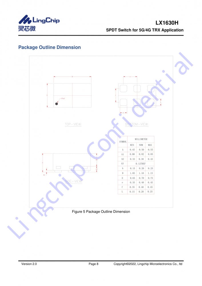 LX1630H datasheet page 8