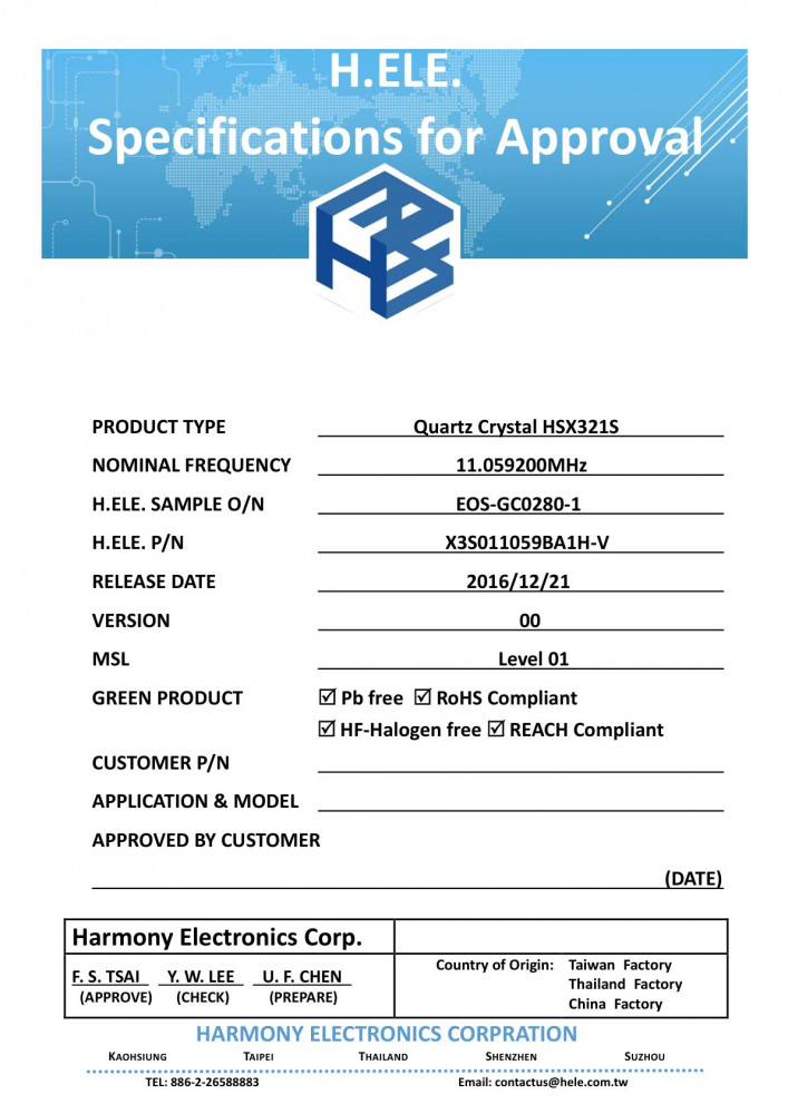 X3S011059BA1H-V datasheet page 1