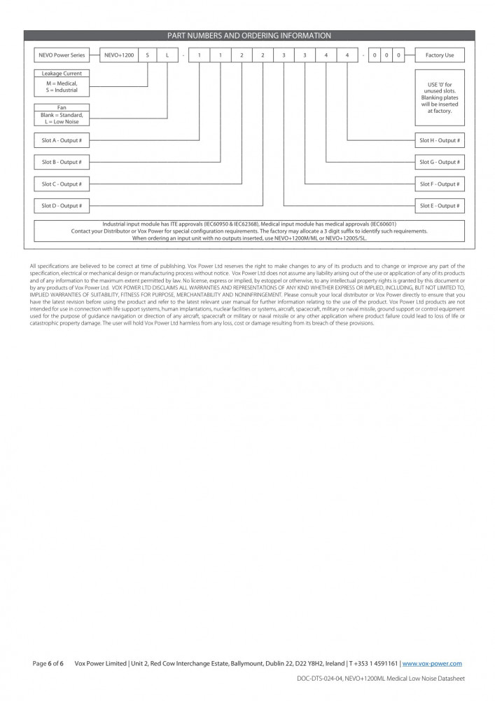 NEVO+1200ML technical document page 6