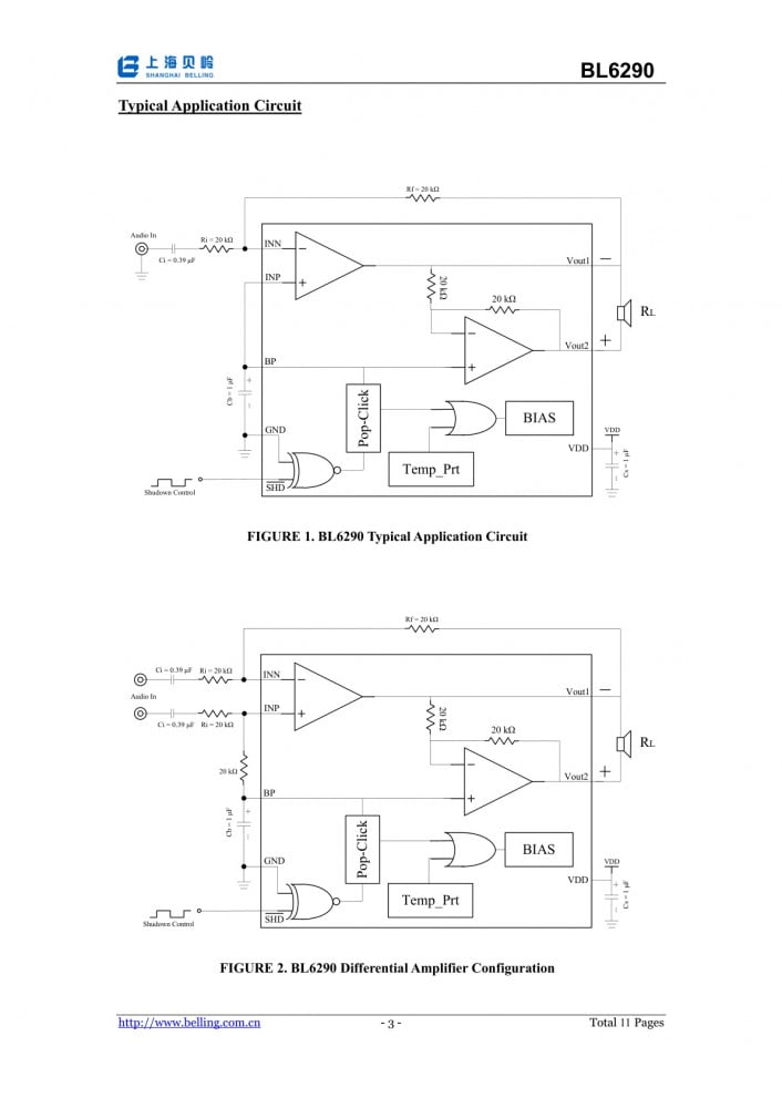 BL6290 datasheet page 3