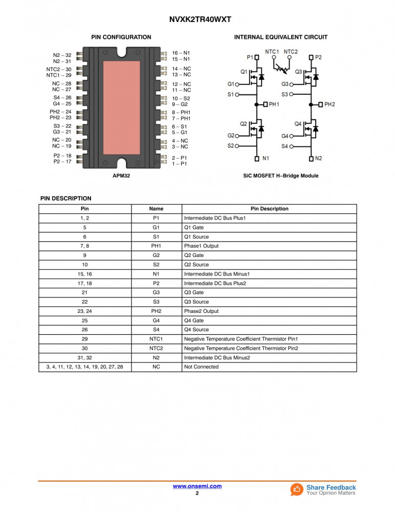 NVXK2TR40WXT technical document, page 2