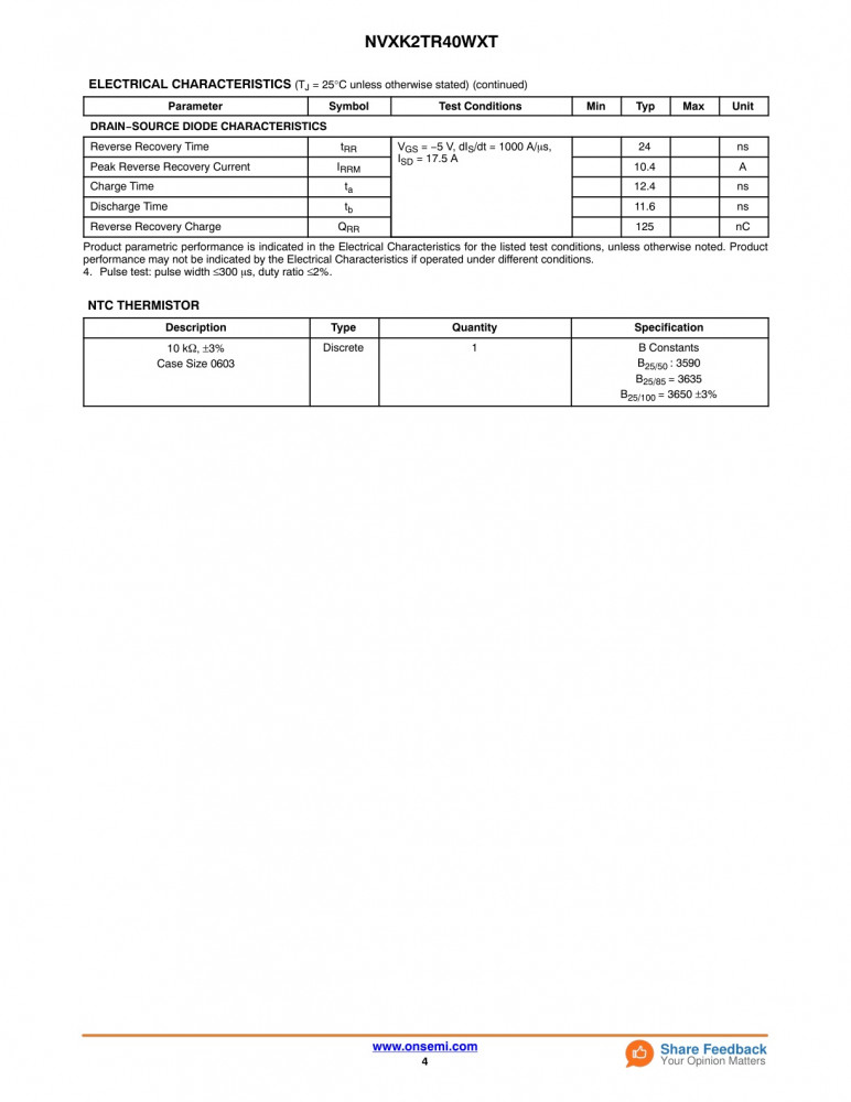 NVXK2TR40WXT technical document, page 4