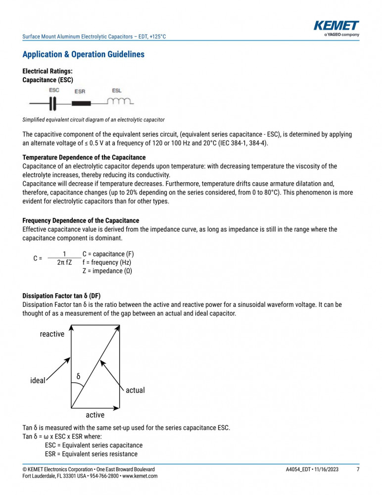 KEMET EDT document page 7