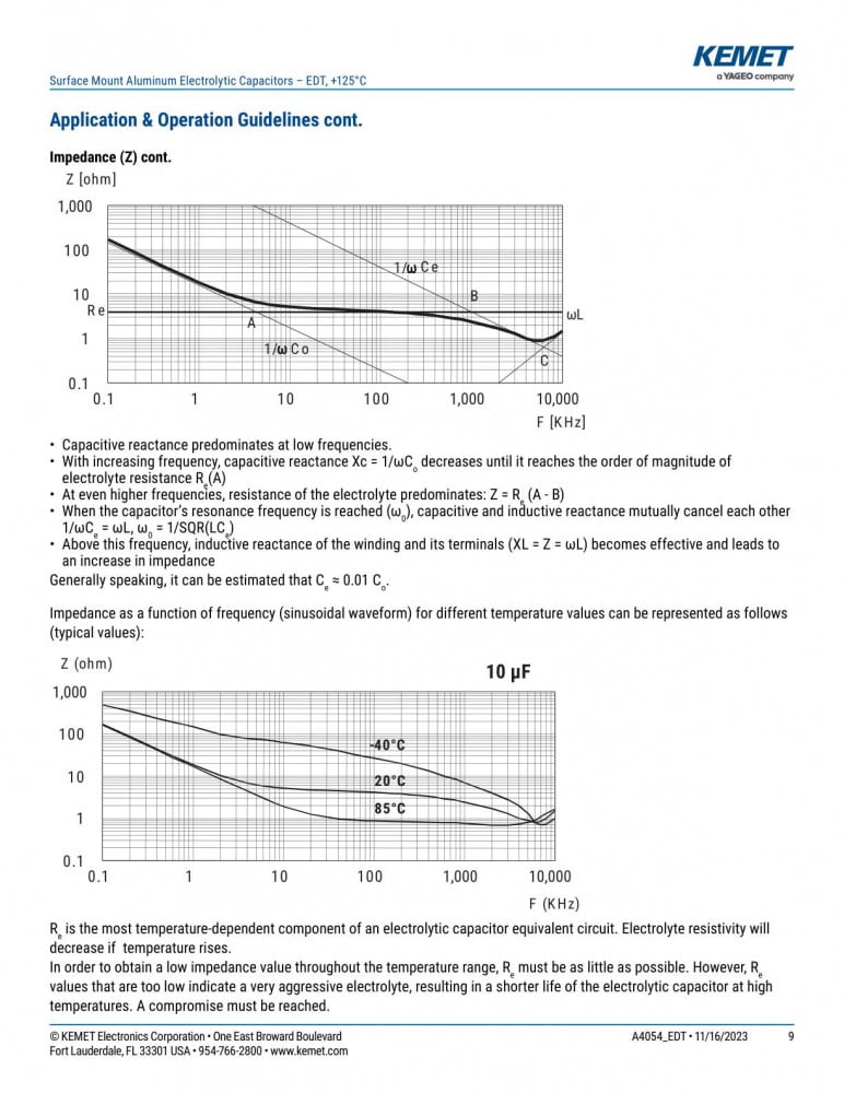 KEMET EDT document page 9