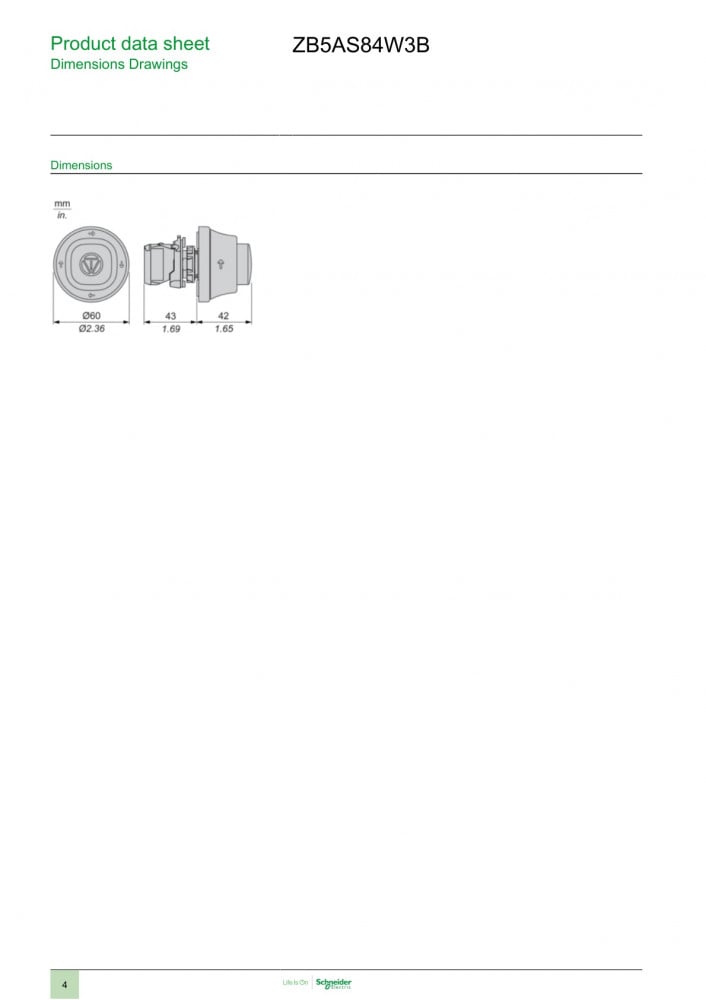 ZB5AS84W3B technical document page 4