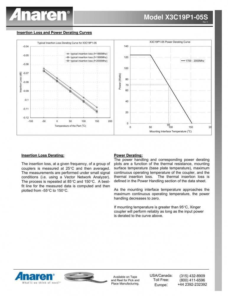 X3C19P1-05S datasheet page 3