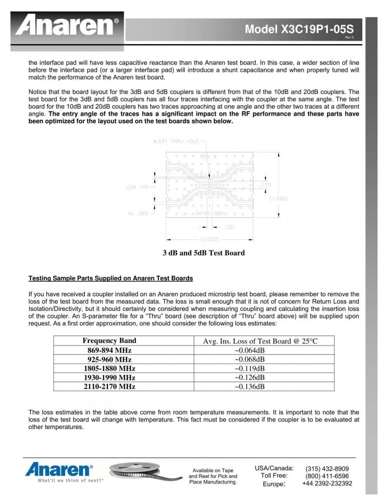 X3C19P1-05S datasheet page 9