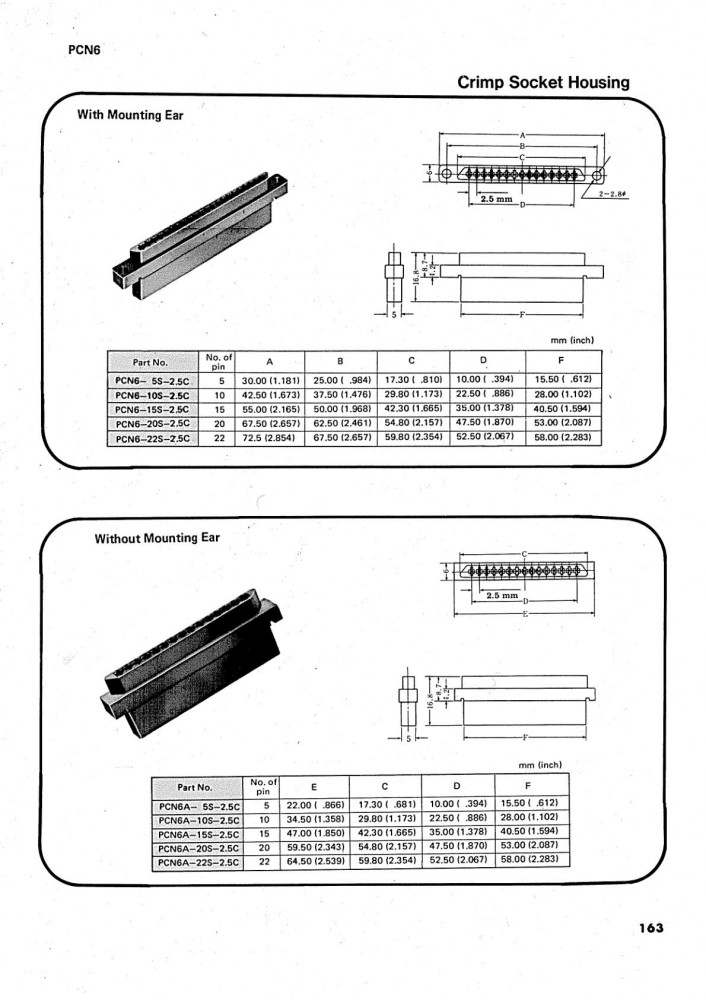 HRS PCN6 datasheet page 4