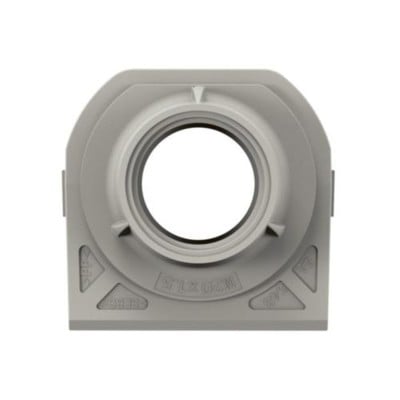 Plexo - Cable gland 1 entry ISO20 - M20 threaded replacement fitting - UV-resistant plastic for outdoor use - Grey for sale