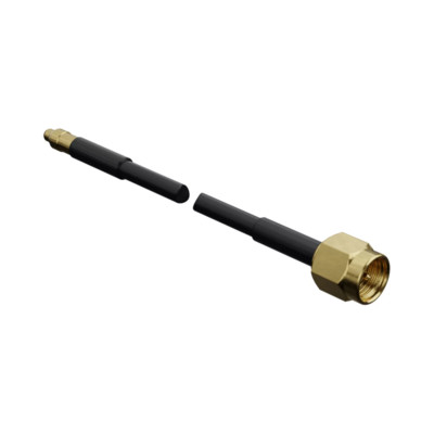 MMCX Straight Plug to SMA Straight Plug on Belden 1671J Cable, 82.55mm Length, 50 Ohms for sale