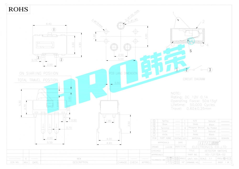 K5-1217SA-02 technical drawing page 2