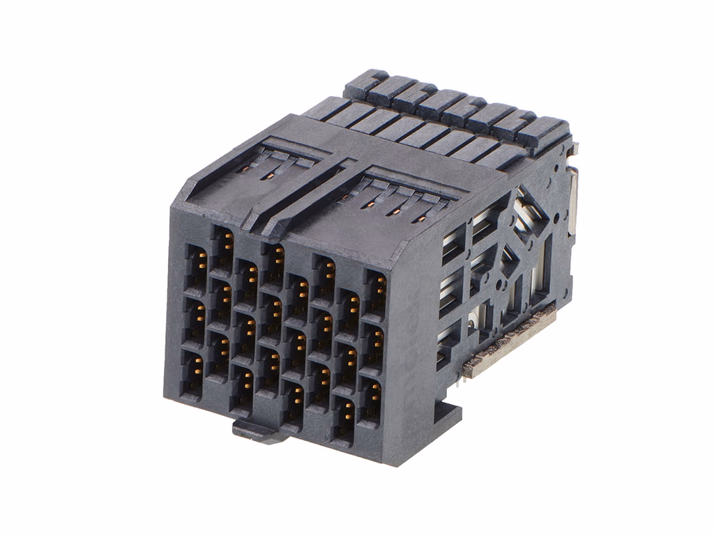 Impulse 90 Ohm 3-Pair Orthogonal Daughtercard, 2.00mm Pitch, Unguided, 8 Columns, 24 Differential Pair for sale