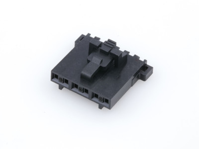 SL Crimp Housing, Single Row, Version D, Back Ribs, 19 Circuits, Black