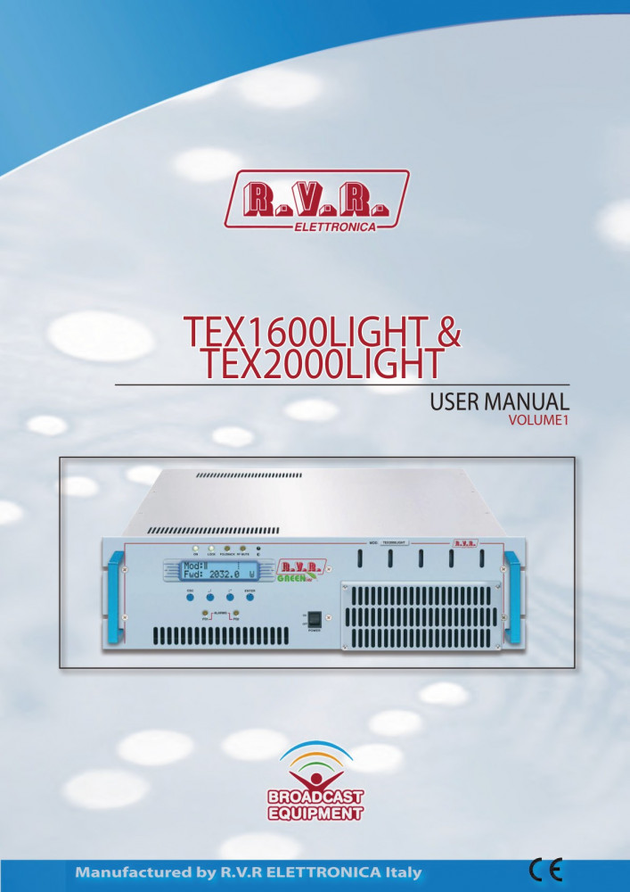 TEX2000LIGHT manual preview, page 1