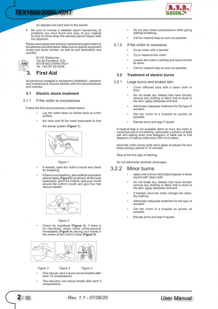 TEX2000LIGHT manual preview, page 8