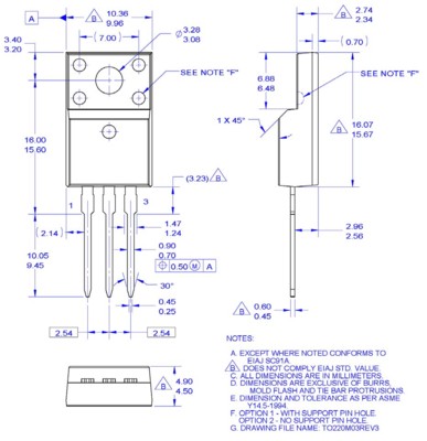 onsemi FGPF4536