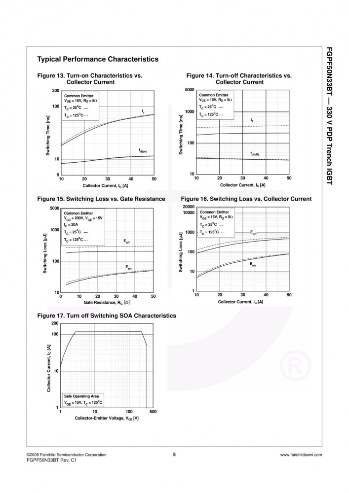 FGPF50N33BTTU datasheet page 5