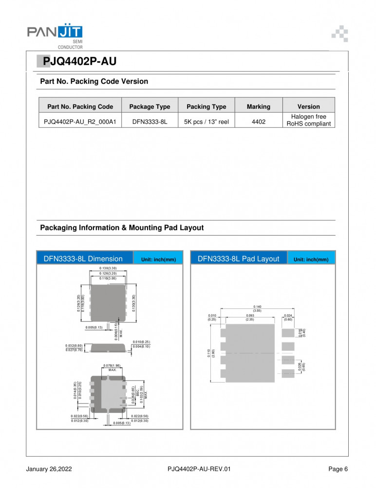 PJQ4402P-AU datasheet page 6