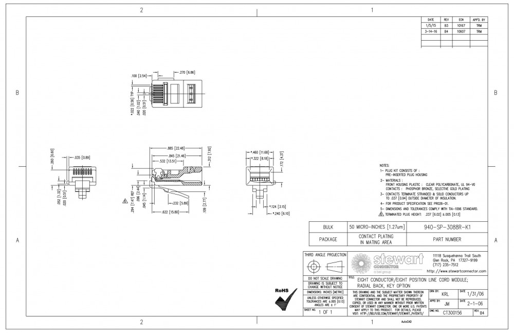940-SP-3088R-K1 technical document preview