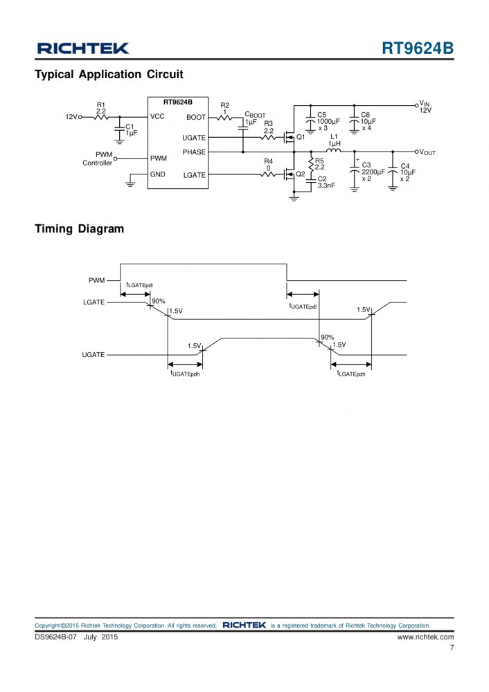 RT9624B datasheet page 7