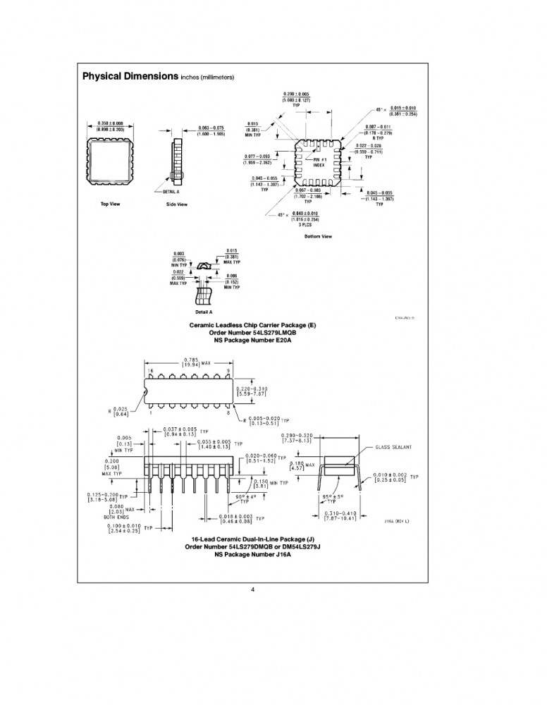 54LS279DM/B datasheet page 5