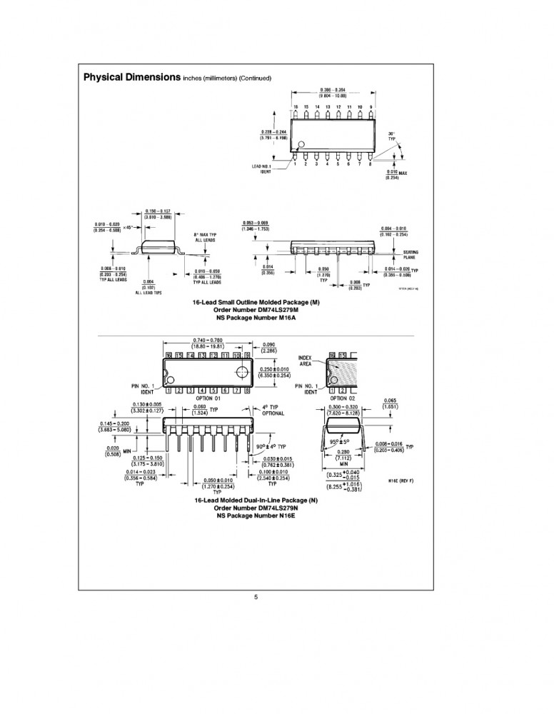 54LS279DM/B datasheet page 6