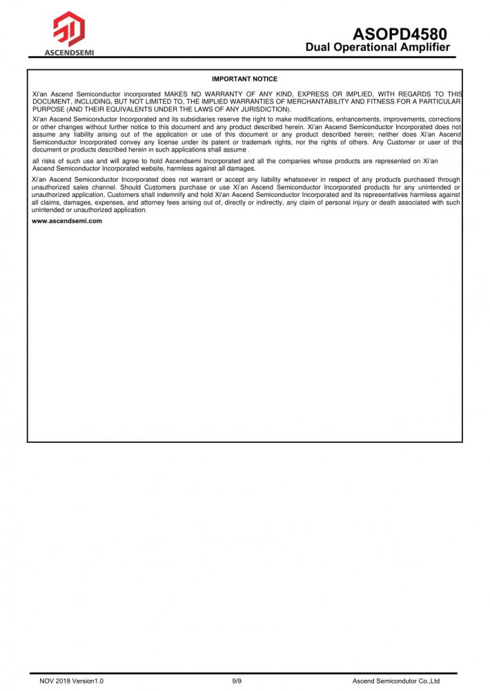ASOPD4580S-R datasheet page 9