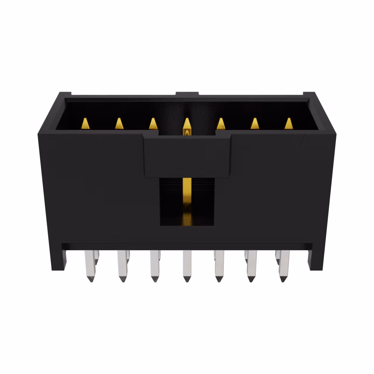 C-Grid III PCB Header, 2.54mm Pitch, Dual Row, Vertical, Shrouded, 14 Circuits, 0.76µm Gold (Au) Plating for sale