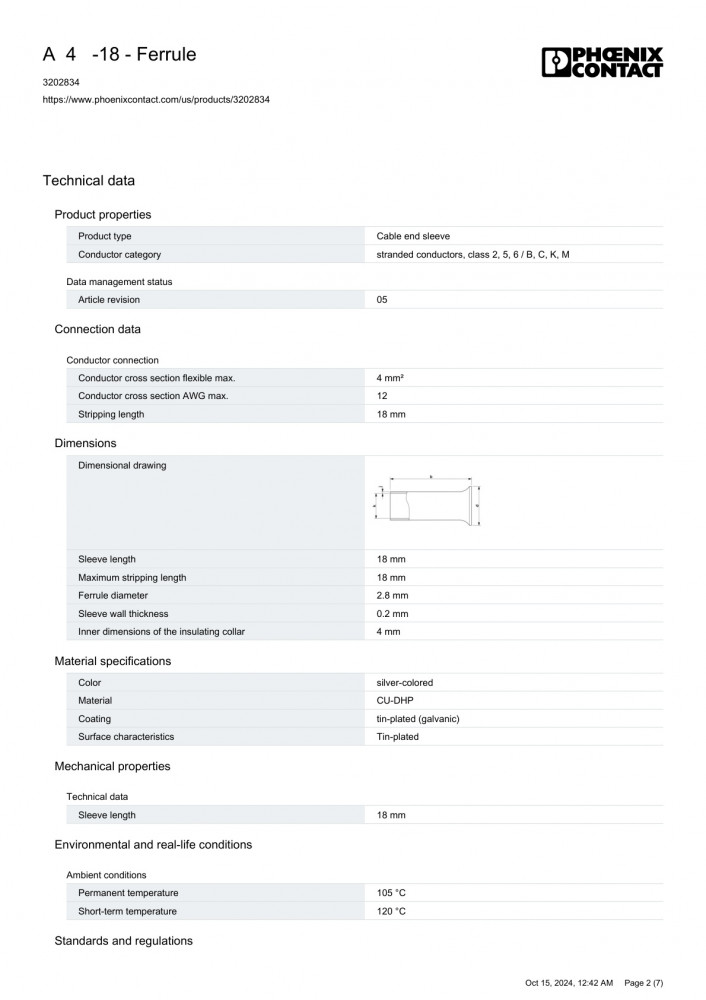 Phoenix Contact 3202834 product data page 2