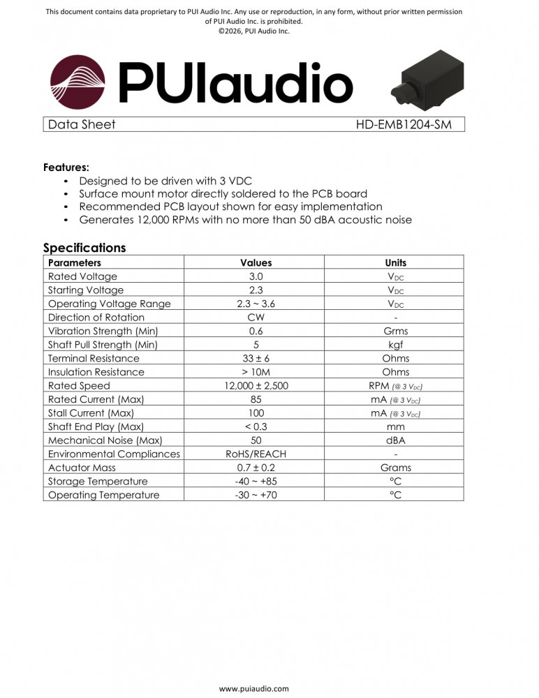 HD-EMB1204-SM datasheet page 1