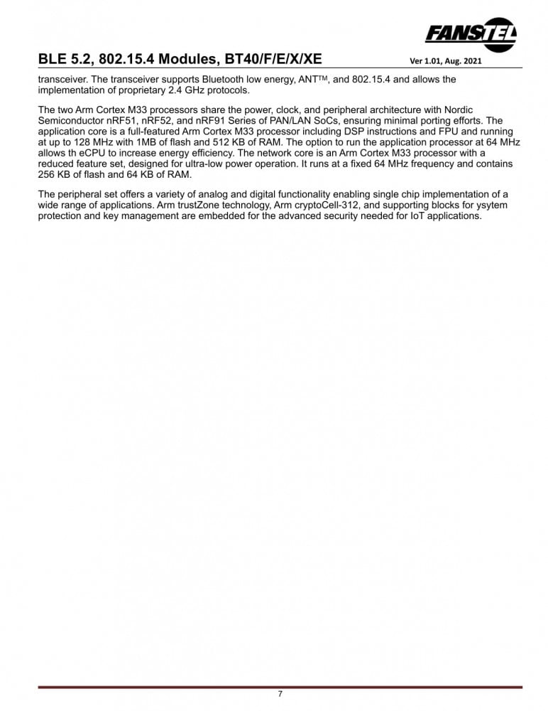 BT40 technical document page 7