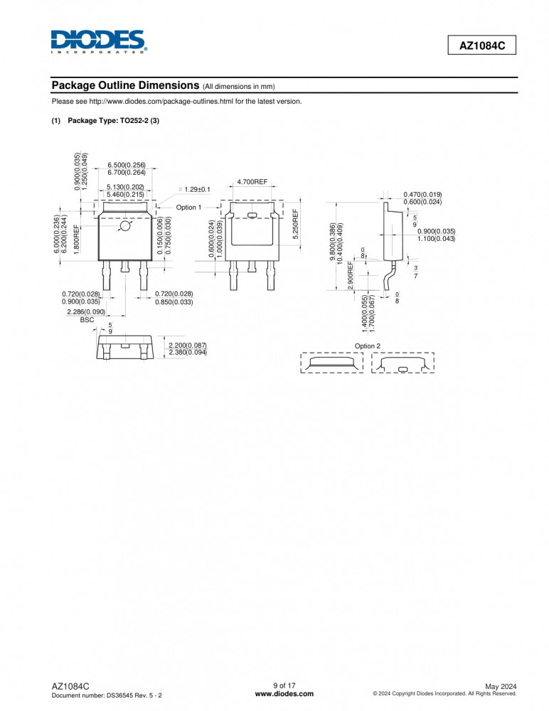 AZ1084C datasheet page 9