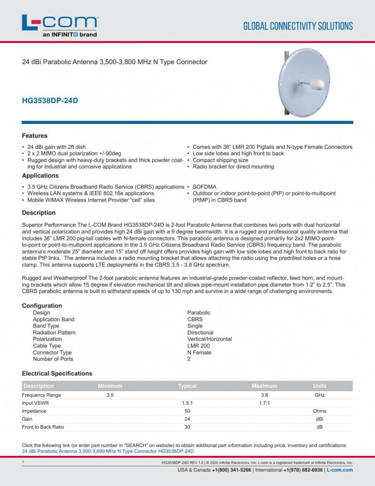 HG3538DP-24D datasheet page 1
