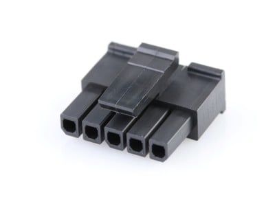 Micro-Fit 3.0 Receptacle Housing, Single Row, 12 Circuits, UL 94V-0, Low-Halogen Since Inception, Black