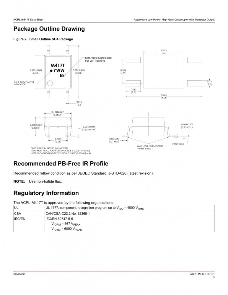 ACPL-M417T datasheet page 3